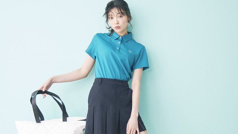 【ar golf】ゴルフデートの正解コーデ♡ お尻の幅感が隠せてくびれを強調できるプリーツミニがぷりっと可愛い♡ | TRILL【トリル】
