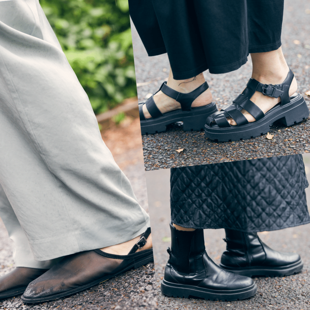 【雨の日の靴】は「GUとZARA」が大活躍！高見えコーデ＜SNAP＞ | TRILL【トリル】