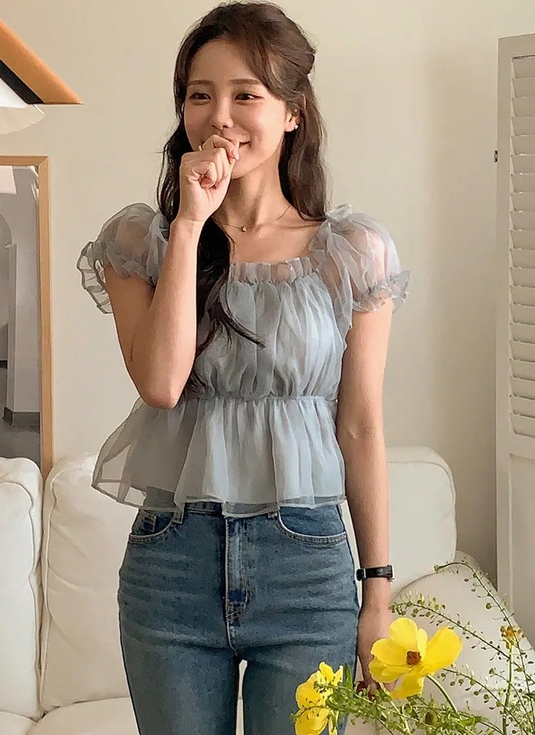 暑い夏もキュートでいたい♡「DHOLIC」のガーリー派さん向けトップス【コスパ名品リスト＃651】 | TRILL【トリル】