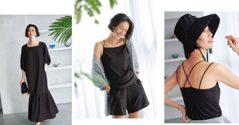 【ママの水着探しが解決！】 [スタイリスト福田麻琴さん×IEDITコラボ]が今年も登場！ ラッシュガードカーデ、リブの水着etc.6点 | TRILL【トリル】