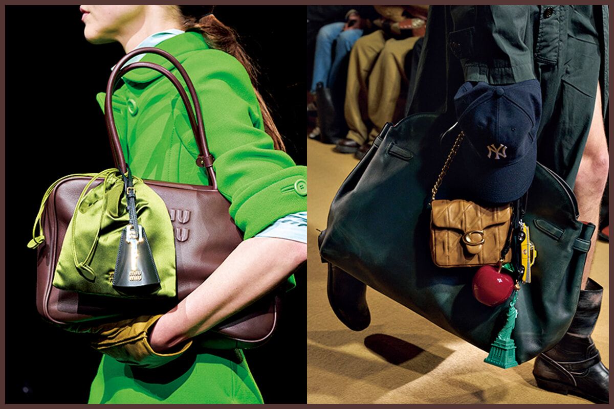 バッグはダブル持ちにチャームを付けるのが新ルール！【2024秋冬リポート Vol.10】 | TRILL【トリル】