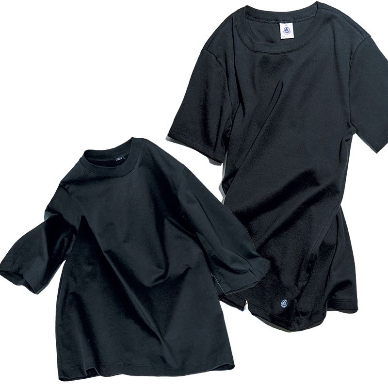 オンオフ頼れる【黒Tシャツ6選】VERY界隈の“口コミ名品”をシェア！ | TRILL【トリル】