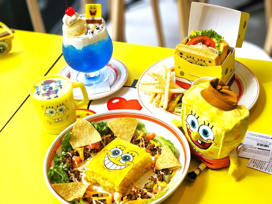 【渋谷】大人気アニメ「スポンジ・ボブ」のコンセプトカフェ「CAFE Secret Recipe（カフェ シークレット レシピ）」 | TRILL【トリル】