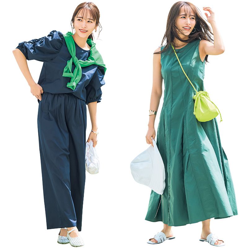 雨の外出もじゃぶじゃぶ池もOK！”水に強い”キレイめ【ワンピ＆セットアップ3選】 | TRILL【トリル】