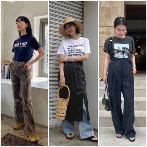 脱カジュアルな着こなし満載。おしゃれ業界人のTシャツスナップまとめ7選【6/17～6/23】 | TRILL【トリル】
