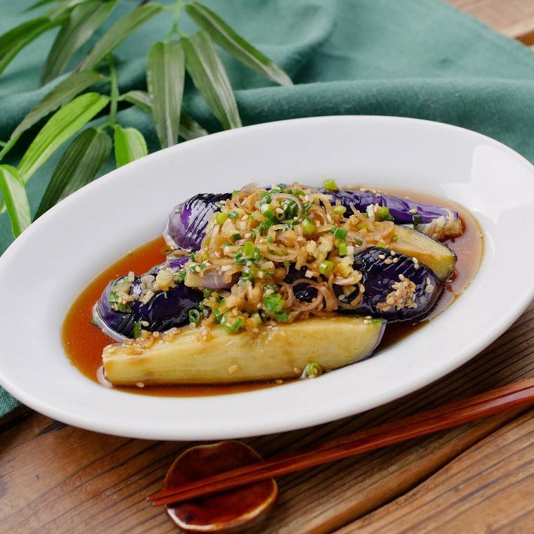 薬味たっぷり！なすの薬味爆弾 | TRILL【トリル】