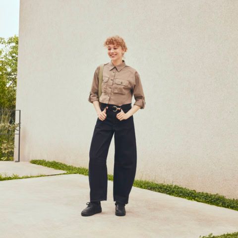 2,990円は衝撃！大ヒット【GU バレルレッグジーンズ】が今っぽくて本当に使えます | TRILL【トリル】