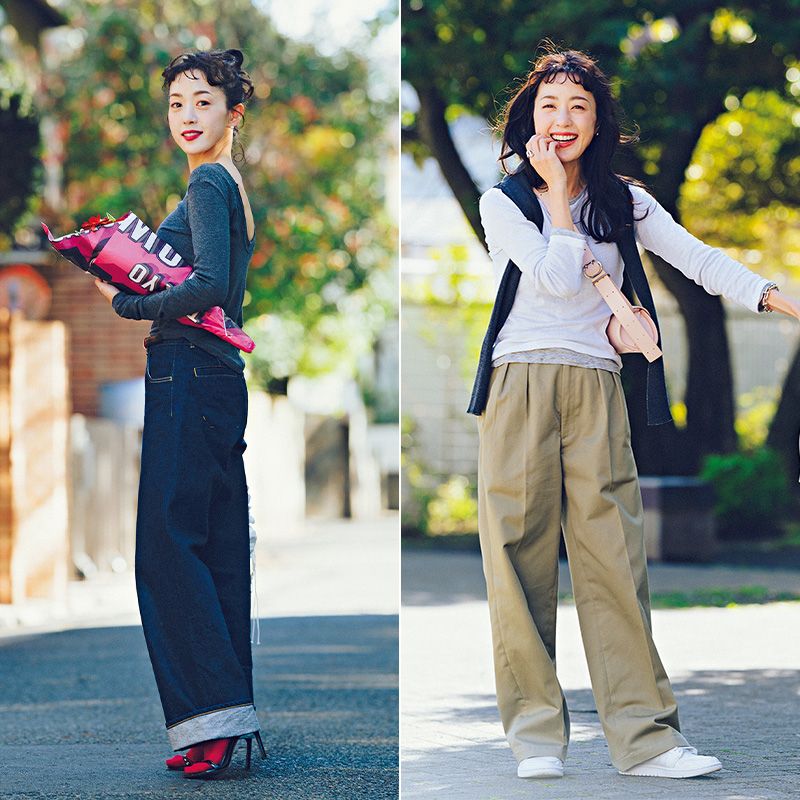 TBS古谷有美アナの『公園コーデ』が素敵！パンツ軸のオシャレSNAP3選 | TRILL【トリル】