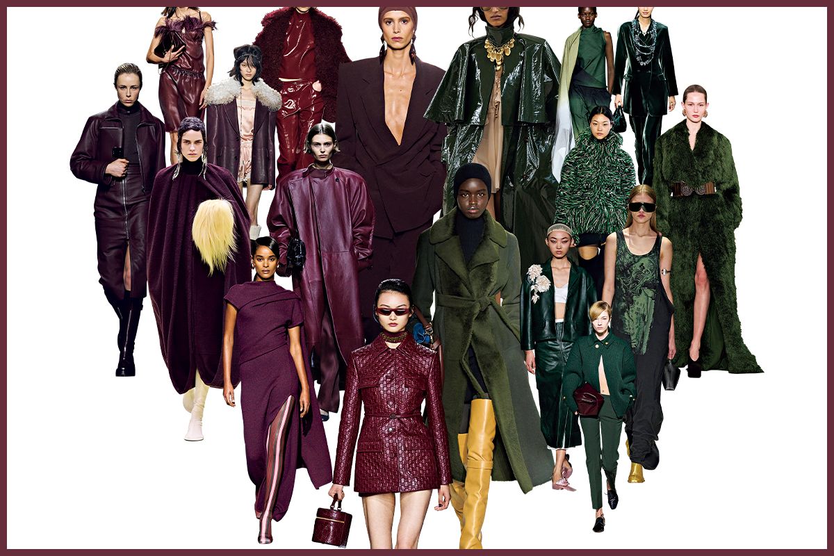 秋のキーカラーは、グリーン＆バーガンディ。【2024秋冬リポート Vol.16】 | TRILL【トリル】