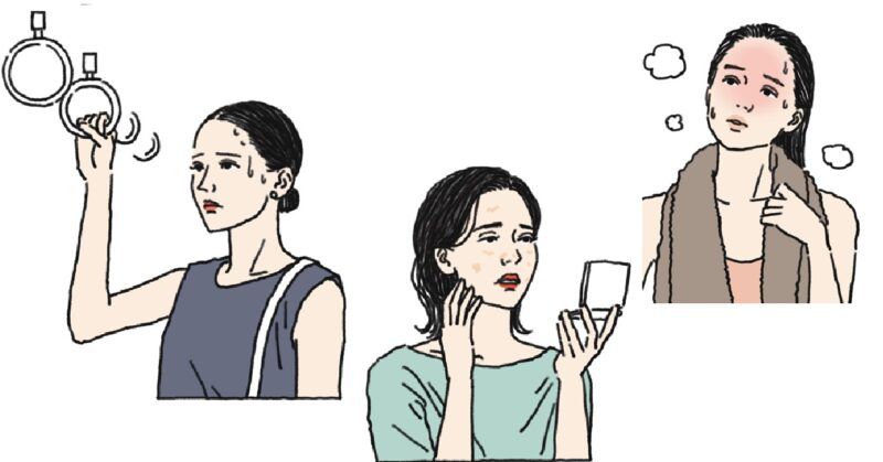 【暑さ対策】尻汗にはおりものシート│メイク崩れは冷やしたシートマスクetc.【40代トーク！】 | TRILL【トリル】