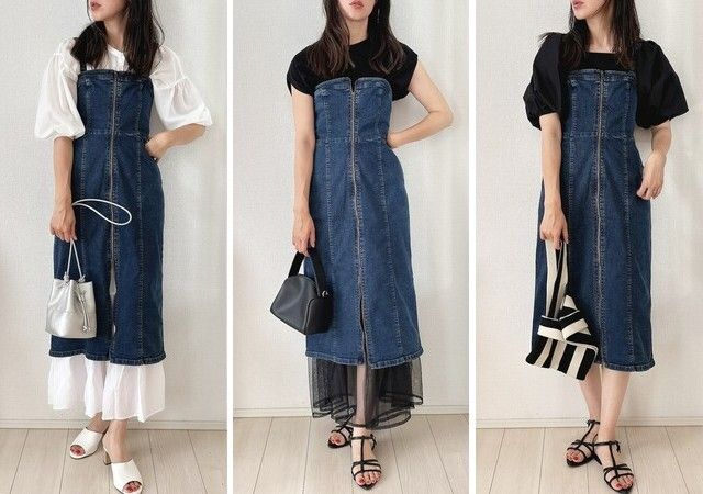 GUで見つけた！SNSで話題のトレンド感ばっちりなデニムワンピ5コーデ | TRILL【トリル】