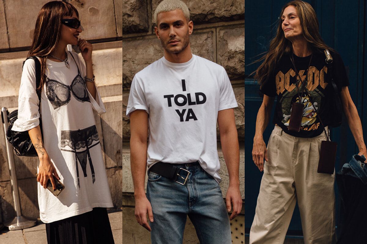 ファッションエディター栗山愛以が海外ストリートから選んだ、夏のTシャツ＆着こなしBEST3！ | TRILL【トリル】