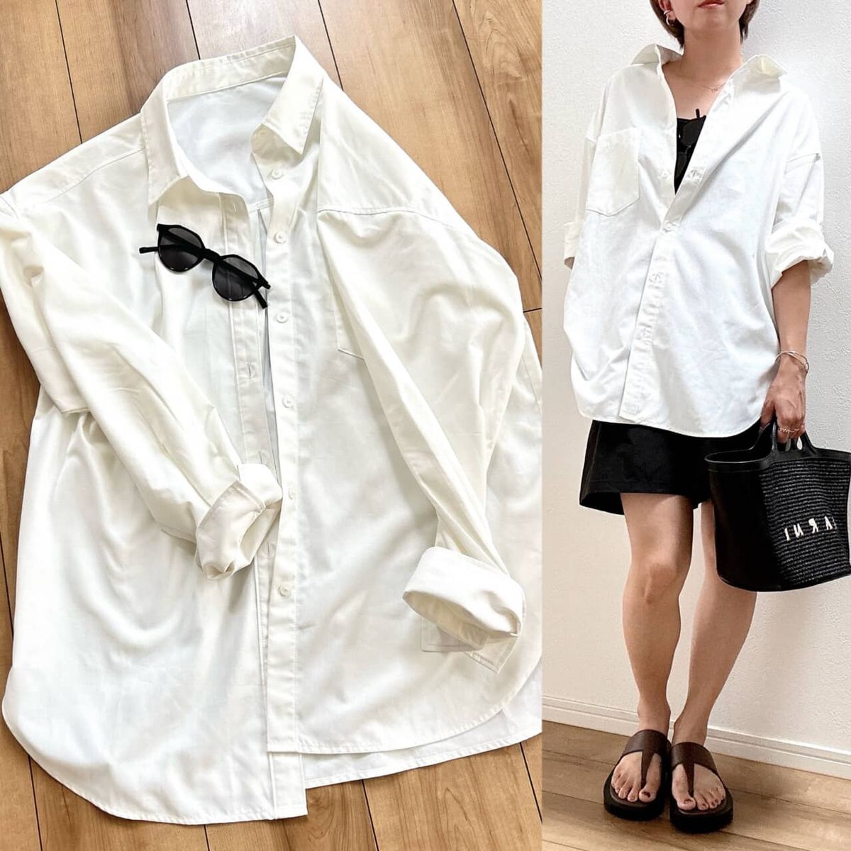 【GU】夏のおしゃれは機能性ウェアを味方に。日除けや冷房対策に使える「オーバーサイズシャツ」 | TRILL【トリル】