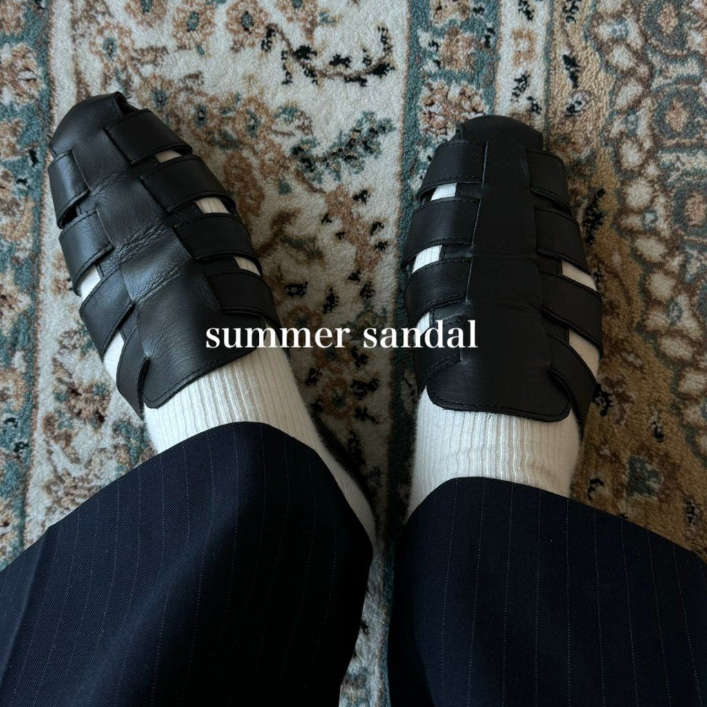 夏はこのサンダルで。BONTREのサンダルが好き。【FUDGENA SPECIALIST：kinokoのボーイズスタイル vol.123】 | TRILL【トリル】