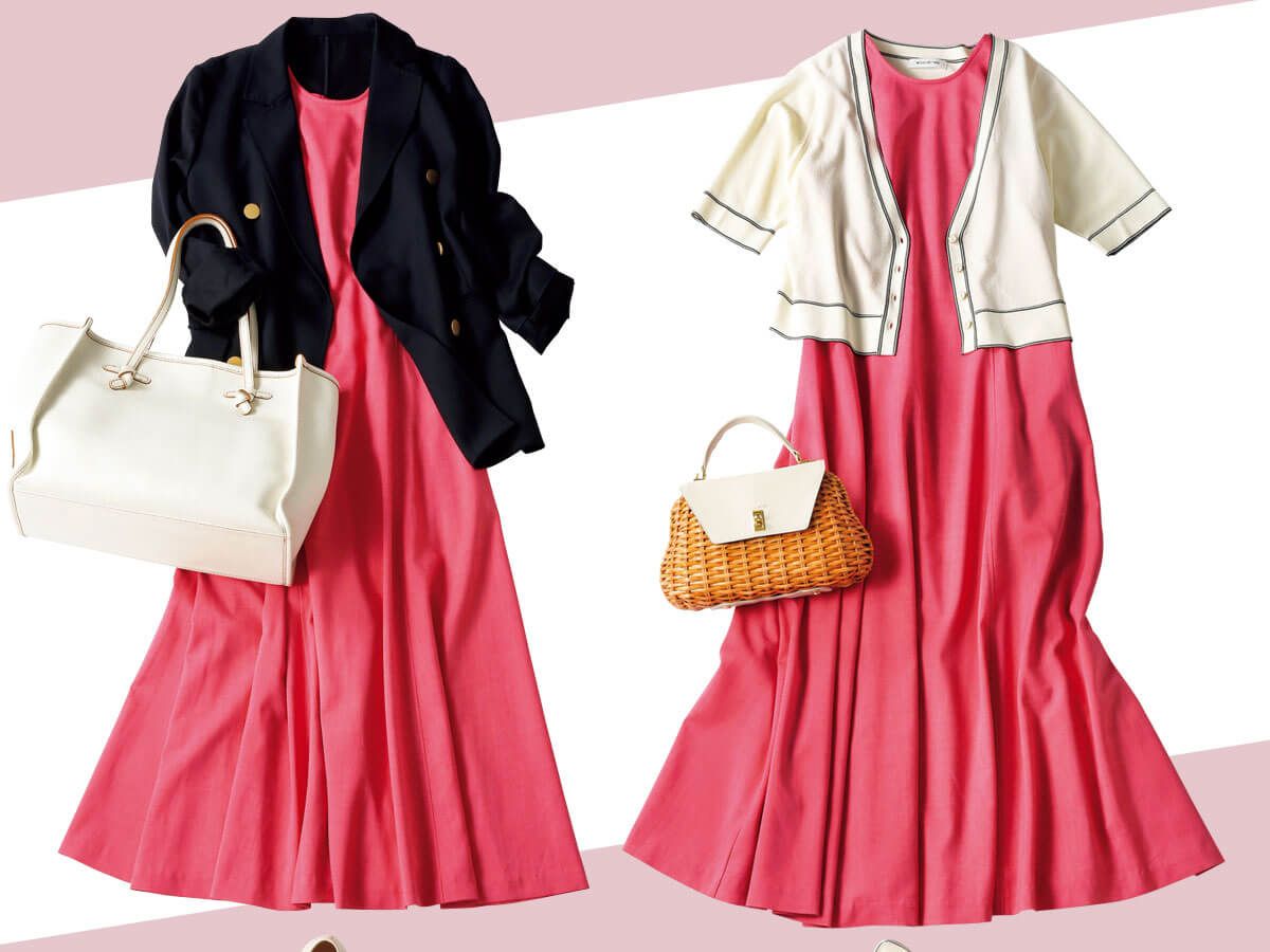 リゾートワンピを街で着回す時のポイントって？UV&冷房対策の羽織りで品格アップを狙って！ | TRILL【トリル】