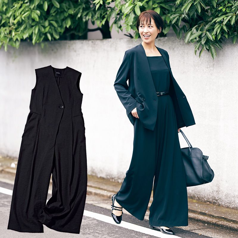 キレイめ“お仕事服”に【オールインワン】浮上！オシャレ賢者の着こなしは？ | TRILL【トリル】