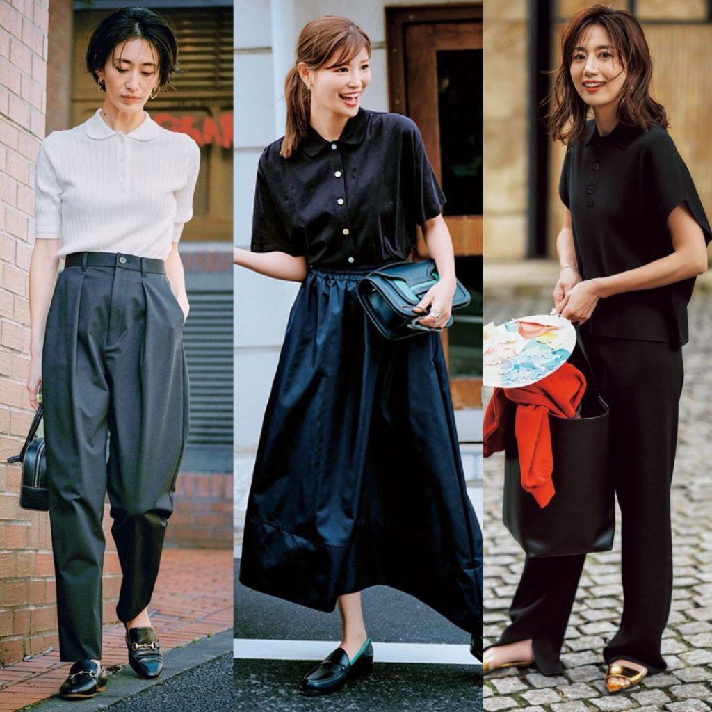 旬見え【ポロニット】のキレイめオシャレ7選！送迎ママの上品スタイルに | TRILL【トリル】