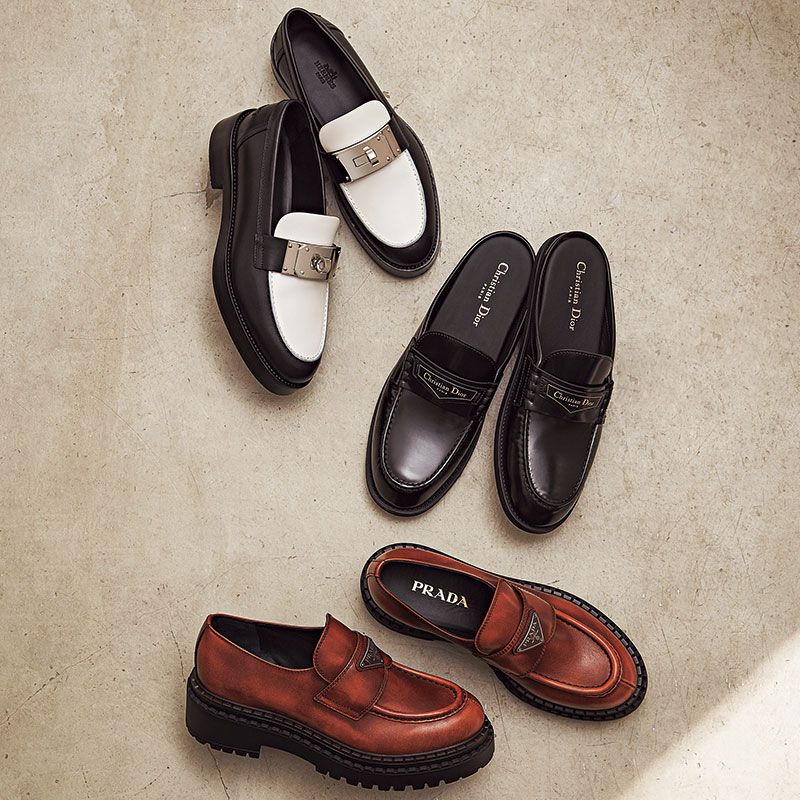 【エルメス、ディオールetc.5選】秋のオシャレに“ブランドローファー”がハマる！ | TRILL【トリル】