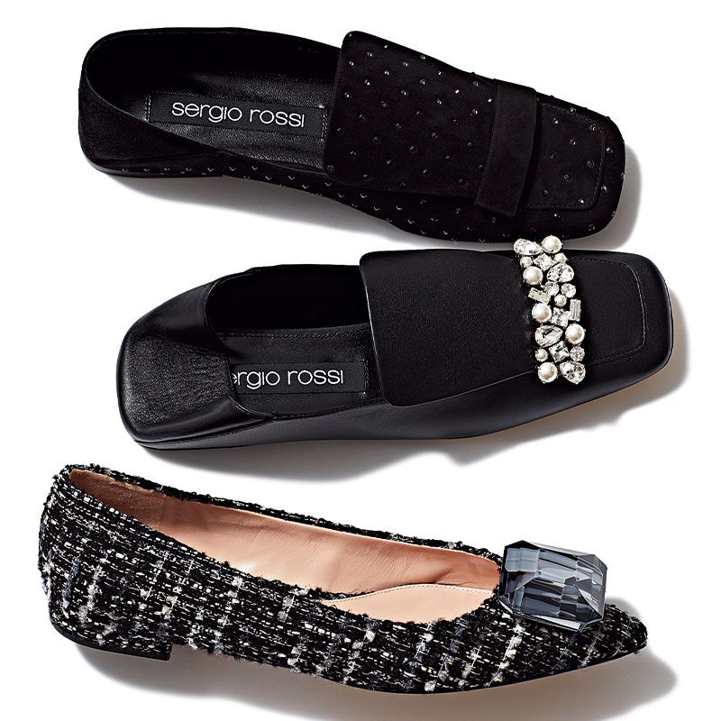 秋の【存在感シューズ4選】いつものデニムも一気に格上げ！＜ビジュー、ストーンetc.＞ | TRILL【トリル】