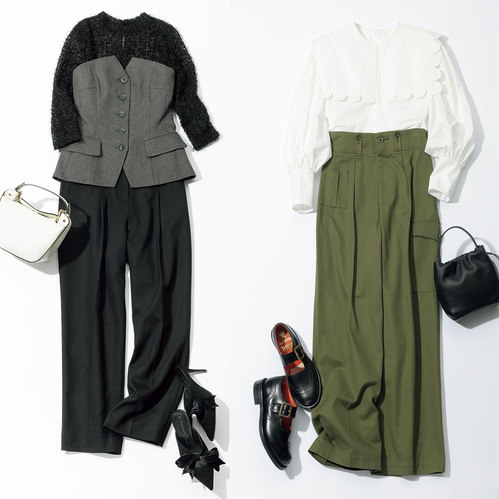 STORY認定スタイリストが40代に着てほしい最旬甘辛コーデ2選 | TRILL【トリル】