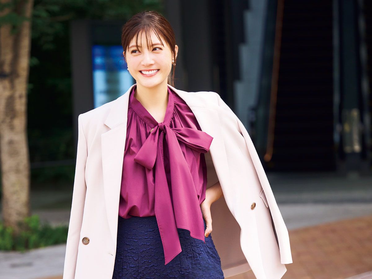 連休明けは王道通勤スタイルで気分を一新！あでやかボルドーで季節感も 〈10/15のコーデ〉 | TRILL【トリル】