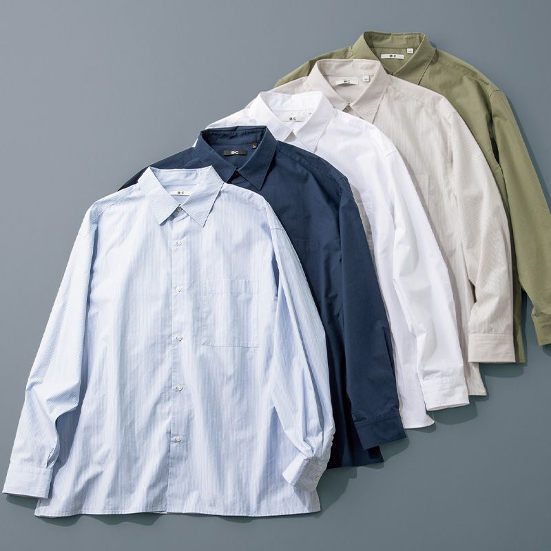 【UNIQLO：C】の“高見えシャツ”が話題！今年っぽく着こなすコツ3選 | TRILL【トリル】