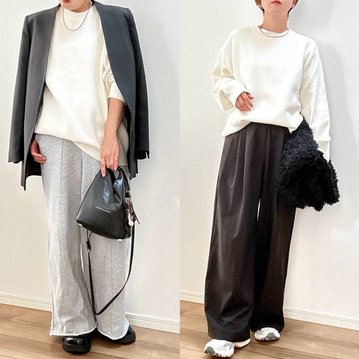 「何着たらいい？」もう迷わない。スウェットのようなキレイ見えが叶う【GU】メンズニット | TRILL【トリル】