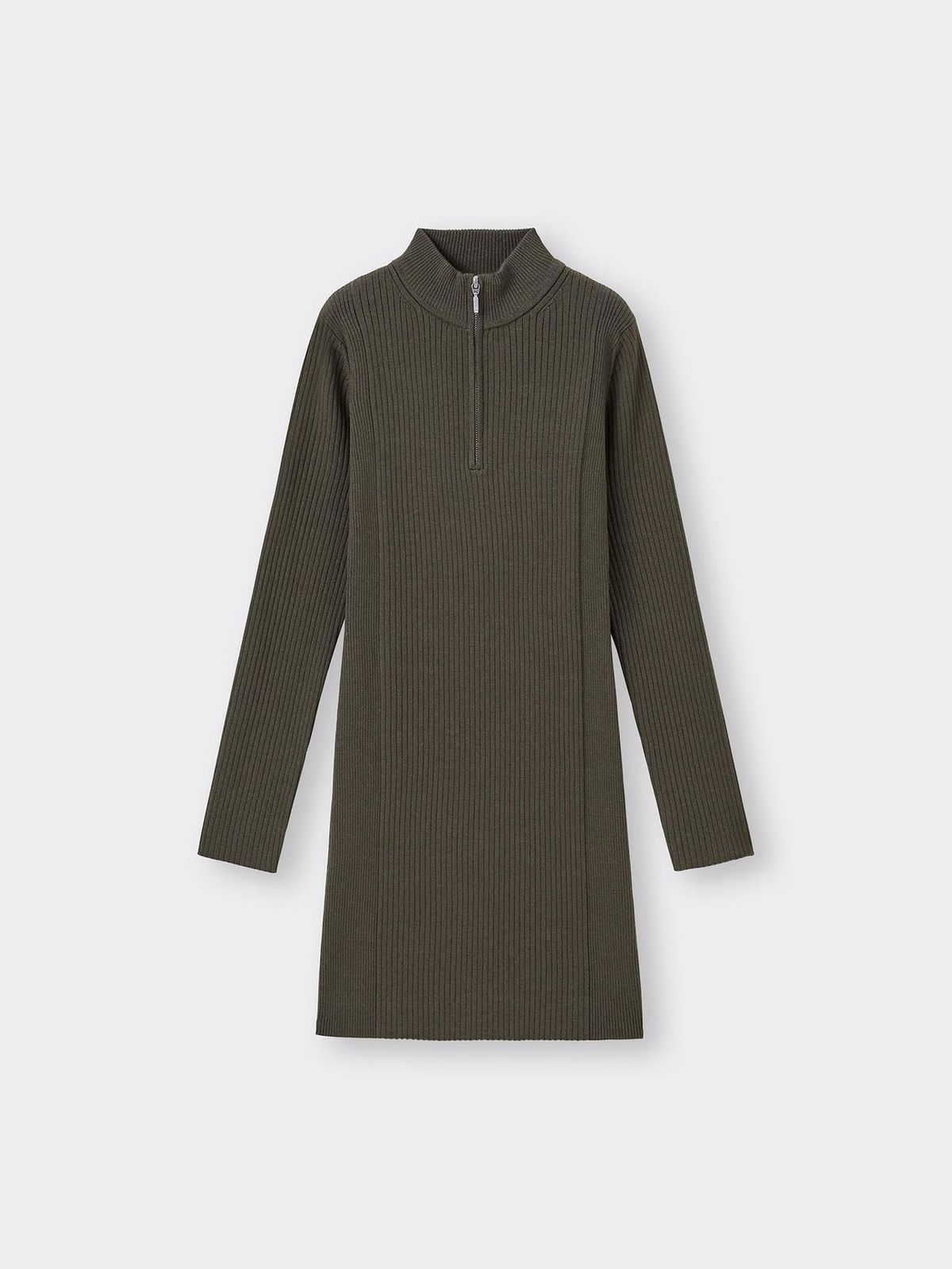 「ミニ丈なんて、、」→ コレならOK！【GU】アラフォーの味方♡「ジップワンピ」 | TRILL【トリル】