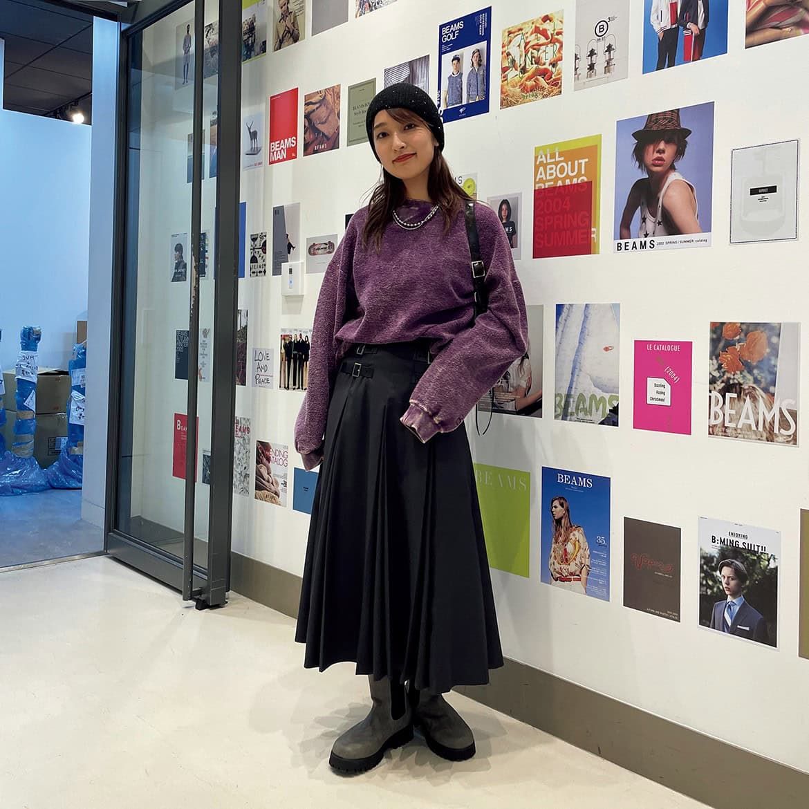 【SNAP】まるで古着のような色褪せ感スウェット！松本佳菜子さん | TRILL【トリル】