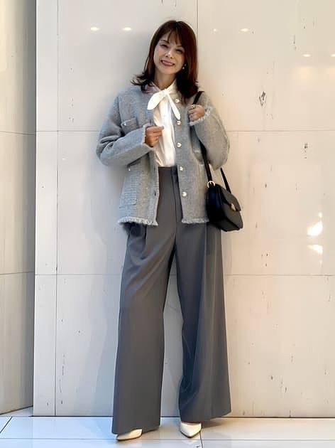 冬のオシャレに欠かせない！STORY認定スタイリストの『グレーニットコーデ』3選 | TRILL【トリル】