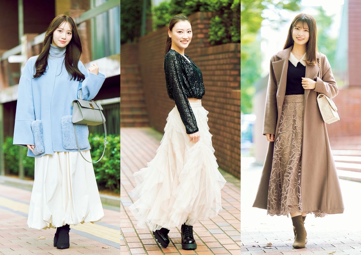 【私服SNAP】彼ウケも特別感も叶える着こなしは？仕事終わりのクリスマスデートコーデ | TRILL【トリル】