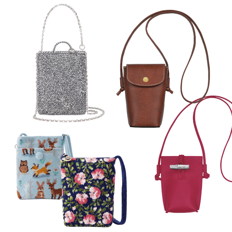 ロンシャン、フェイラーetc.【最新スマホポーチ12選】ミニバッグ並みの収納力がママに嬉しい！ | TRILL【トリル】