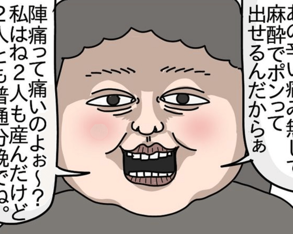 普通分娩かと問われ…「帝王切開です」→「陣痛って痛いのよぉ〜？」他人の失礼なマウントを黙らせた方法 | TRILL【トリル】