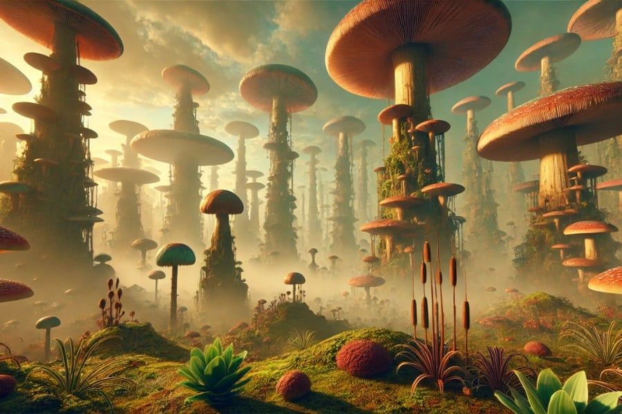 SF世界の巨大キノコは実在した！デボン紀の地球にいた「高さ8mの菌類」 | TRILL【トリル】