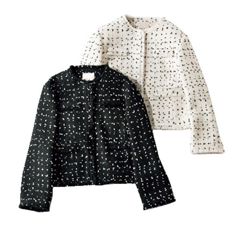 【母行事、通勤etc.】コンサバすぎない『ツイードジャケット』は着回し力あり！ | TRILL【トリル】