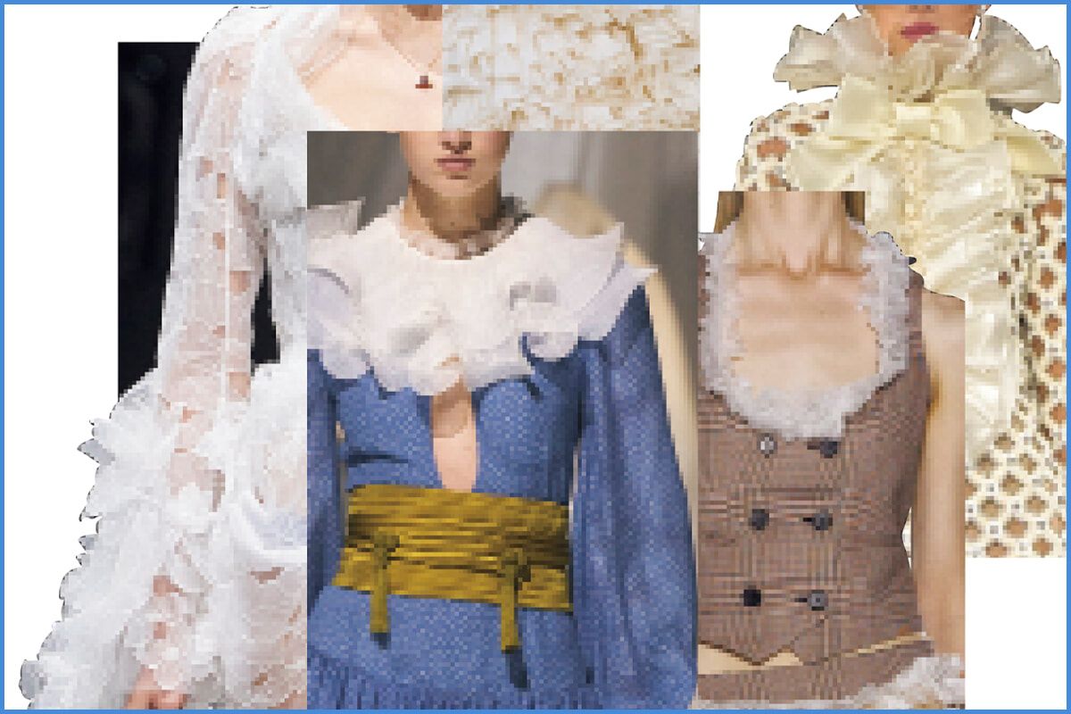 裾と首元に大胆なフリルとラッフルを。【2025春夏トレンドリポート vol.15】 | TRILL【トリル】