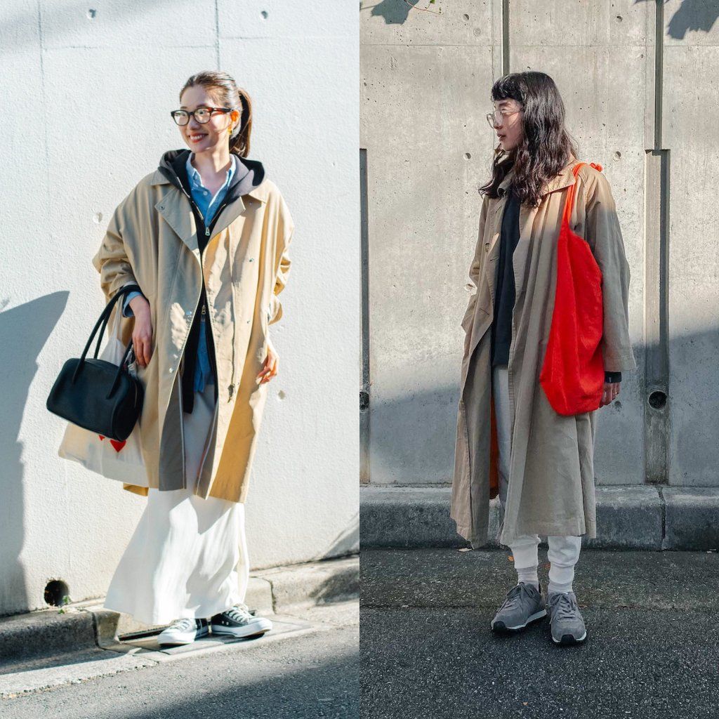 春を先取りする“スプリングコート”の上級者コーデ5選。寒い日は薄手コート＋重ね着でお洒落に防寒【TOKYO SNAP】 | TRILL【トリル】