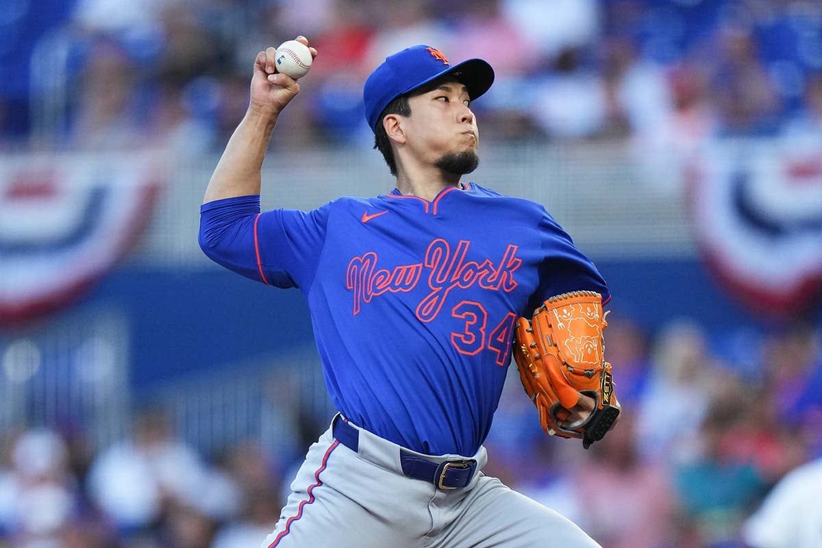 【MLB】千賀滉大、全77球の公式投球データ詳細 ゴーストフォークで全8個中6奪三振、最速97マイル【4月2日マーリンズ戦】 | TRILL【トリル】