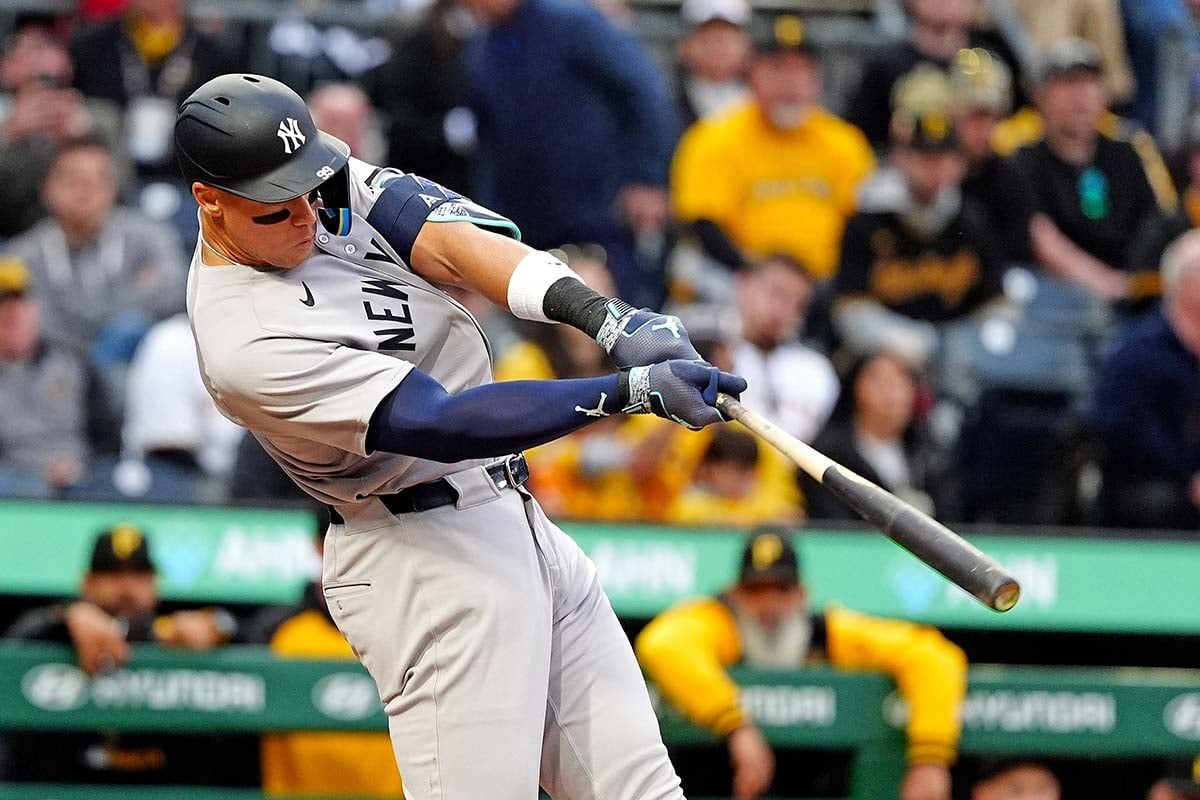 【MLB】ジャッジが「7試合期間」史上初の猛打継続、6戦6発で早くも両リーグ2冠王 米データ会社が注目 | TRILL【トリル】