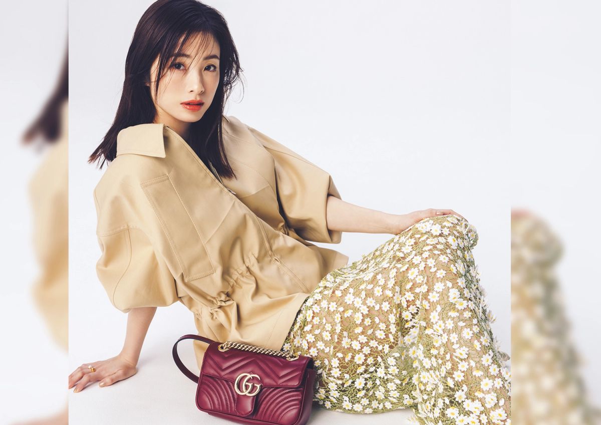 【GUCCI】その可愛さにハッとする♡上戸彩さんと見つける春のパートナーバッグ | TRILL【トリル】