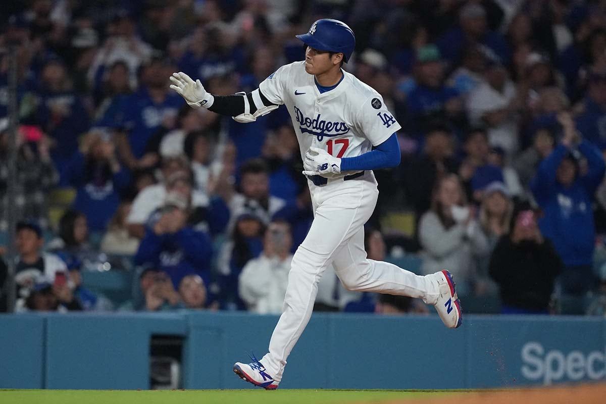 【MLB】「オオタニが野球ボールを破壊」大谷翔平、圧巻5号の“打球音”に公式注目 中堅スタンドへ一直線の180キロ弾 | TRILL【トリル】