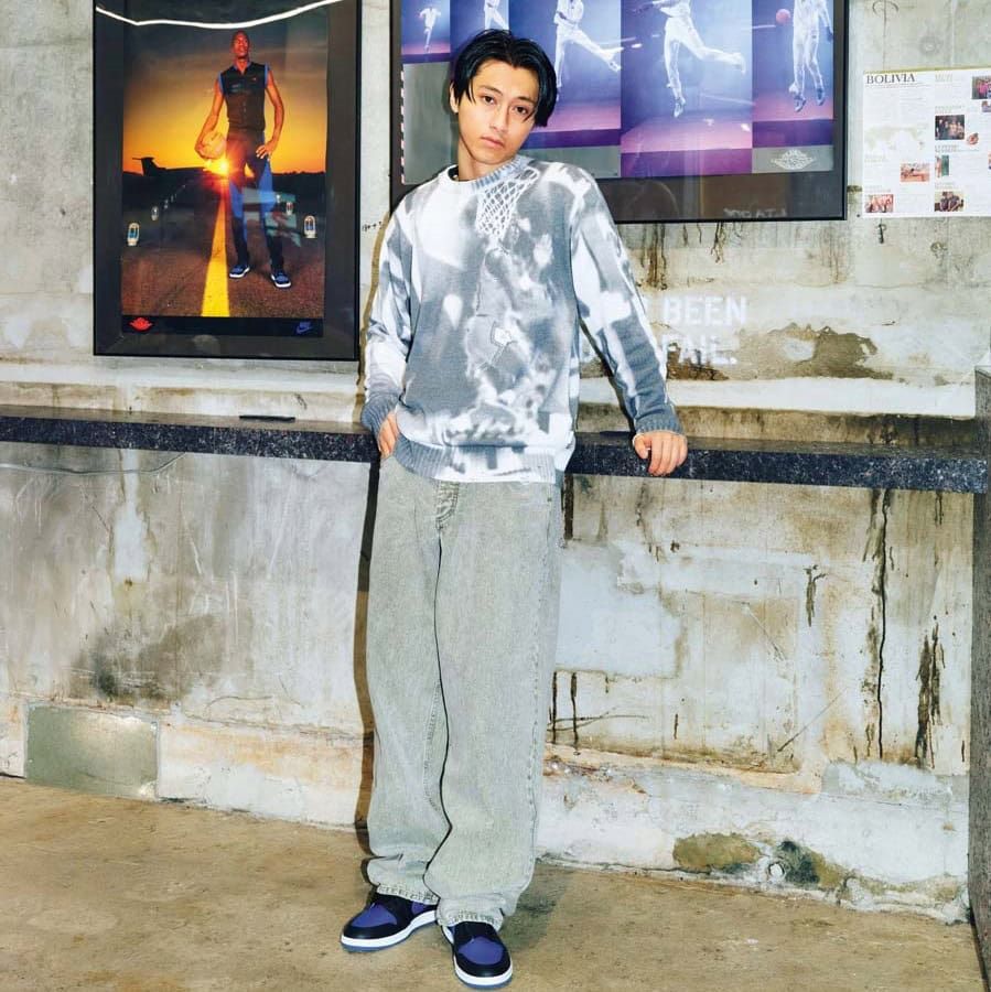 【SNAP】グレーのトップス＆ボトムで大人っぽく！ 狩野豪丸さん | TRILL【トリル】