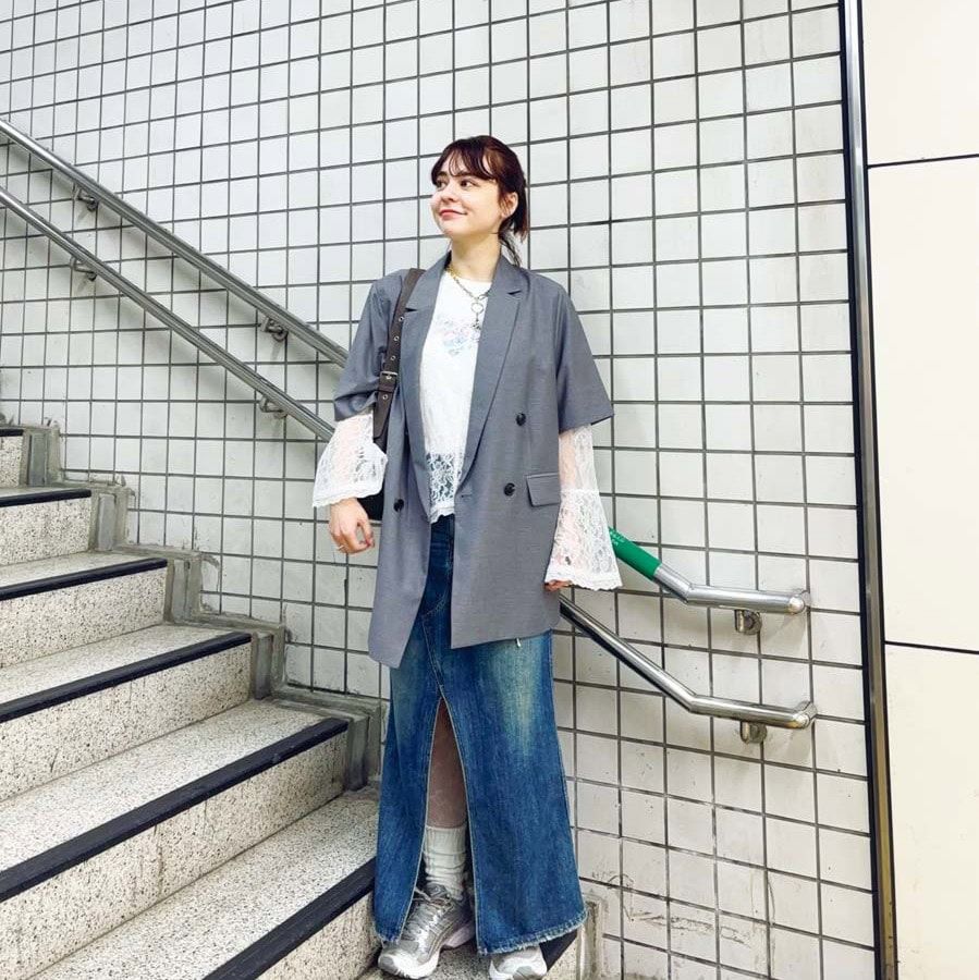 【SNAP】トレンド感あって合わせやすいアシックスがスタメン！日原クラウディア花怜さん | TRILL【トリル】