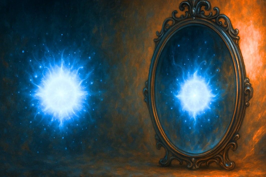 量子世界では鏡の中心で本物と鏡像が溶け合う観測不能ゾーンが発生する | TRILL【トリル】