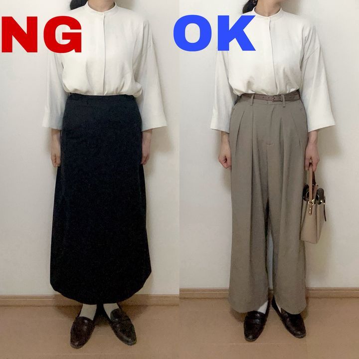「その着こなし、頑張ってる感が出てるかも…」大人の“きれいめスタイル”どう着こなす？→“NG＆OKコーデ”を徹底比較！ | TRILL【トリル】