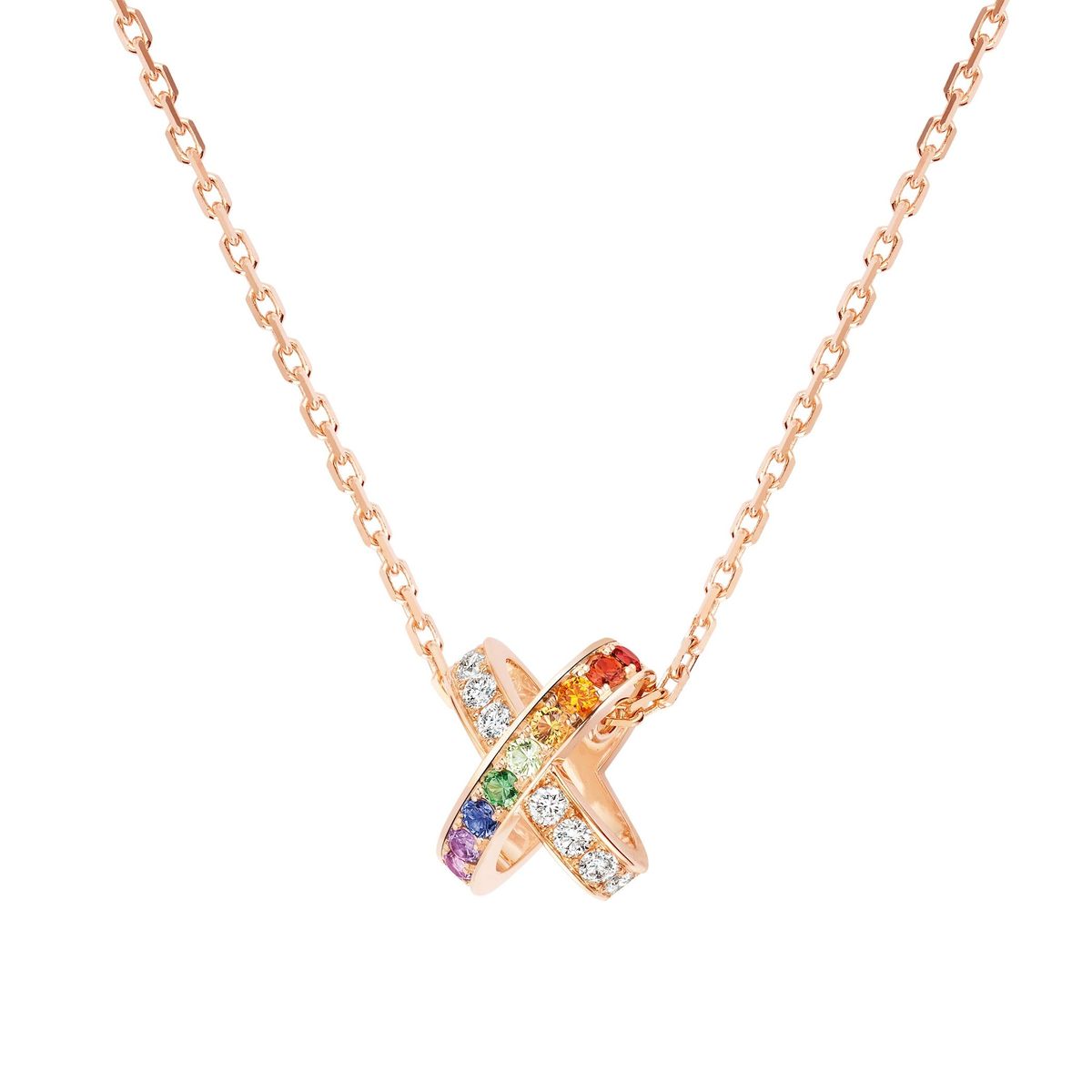 ショーメ「リアン」に、レインボーカラーに煌めく新作ペンダントが登場 | TRILL【トリル】