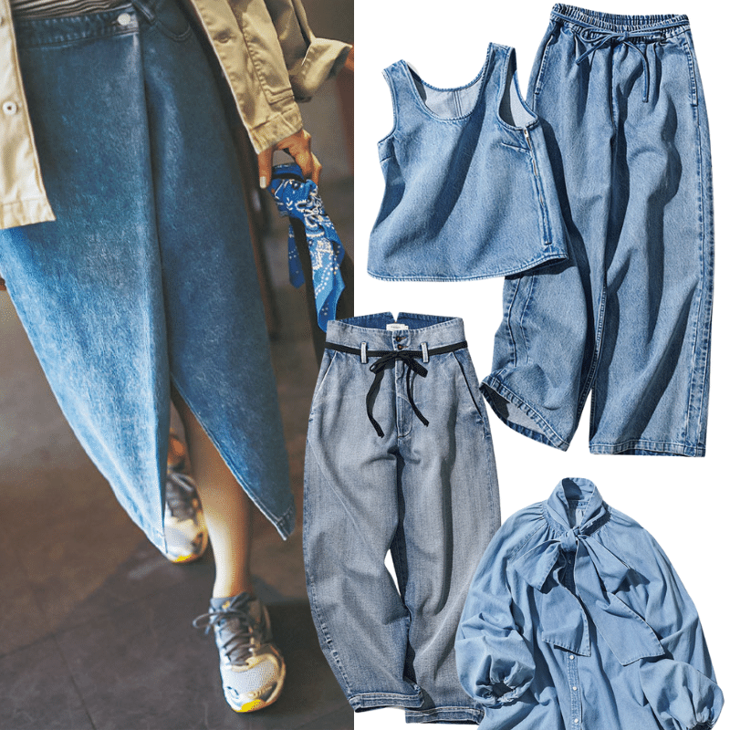 カジュアルママの【更新デニム】8選！トレンド上手なブラウス、パンツetc. | TRILL【トリル】