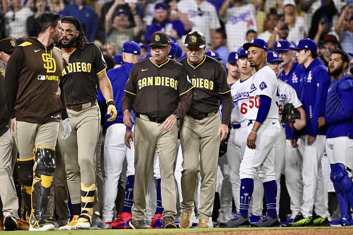 【MLB】ドジャース戦でついに乱闘騒ぎ……タティスJr.に死球で両チーム限界点 さらに大谷翔平にも再び死球 | TRILL【トリル】