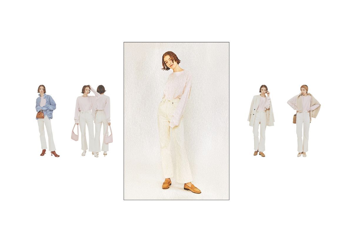 ベーシックだけど差がつく「ロンTとデニム」同じ服でも違って見える「着回し方」 | TRILL【トリル】
