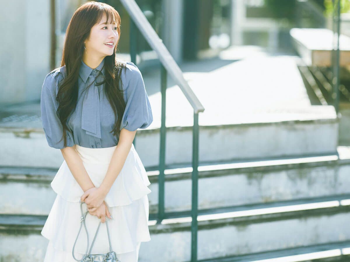 パフスリ×ティアードの甘コンビにはシルバー小物で夏らしいスパイスを＜6/29のコーデ＞ | TRILL【トリル】
